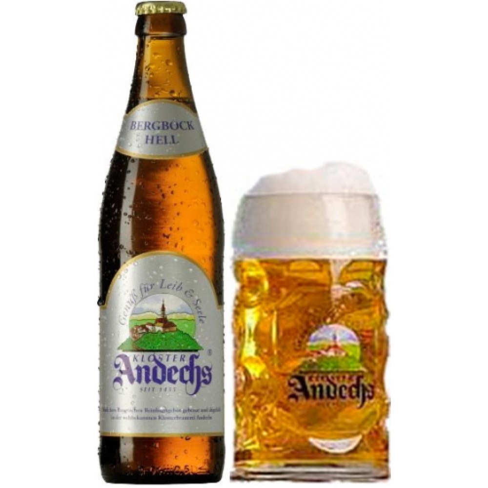 Andechs Bergbock Hell - Cervesa Alemana Bock 50cl - Bock