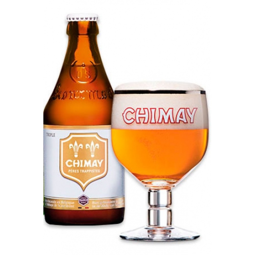 Chimay Triple Blanca - Cerveza Belga Abadia Trapense 33cl - Abadia Trapense