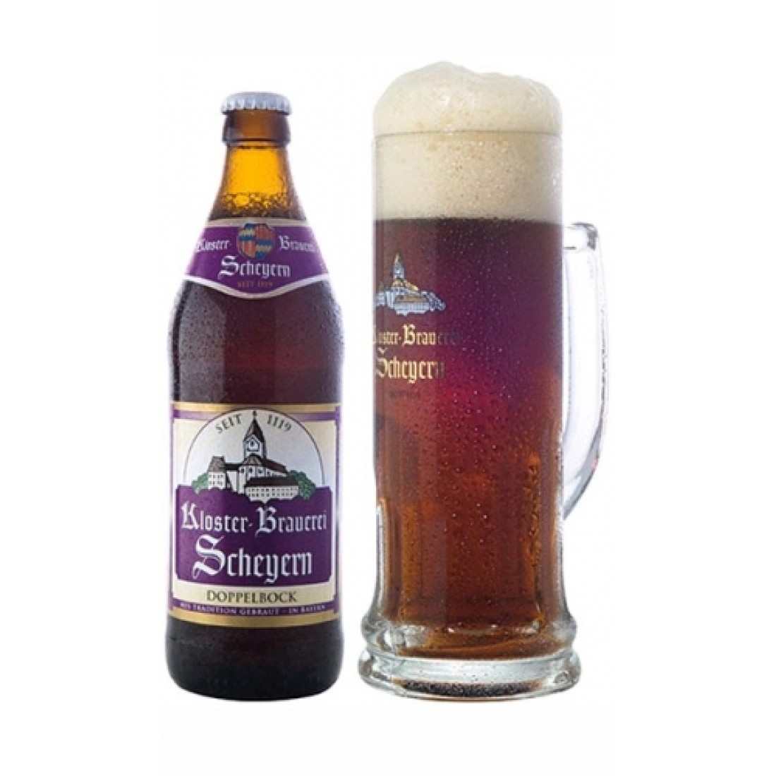 Kloster Scheyern Doppelbock Dunkel - Cerveza Alemana Tostada Doppelbock 50cl - Dunkel