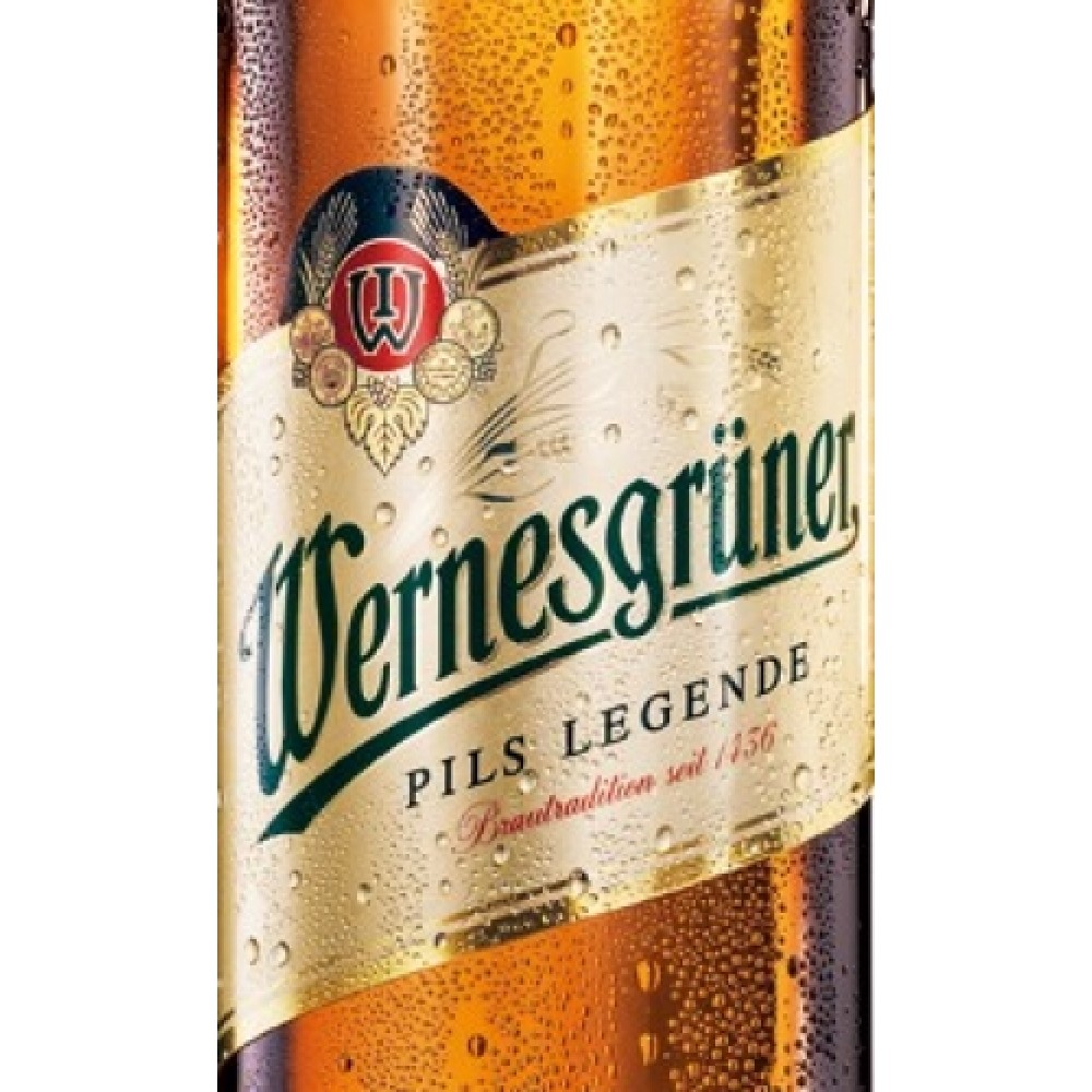 Wernesgrüner Pils 50 cl. - Cerveza Alemana Pilsener - Pilsner