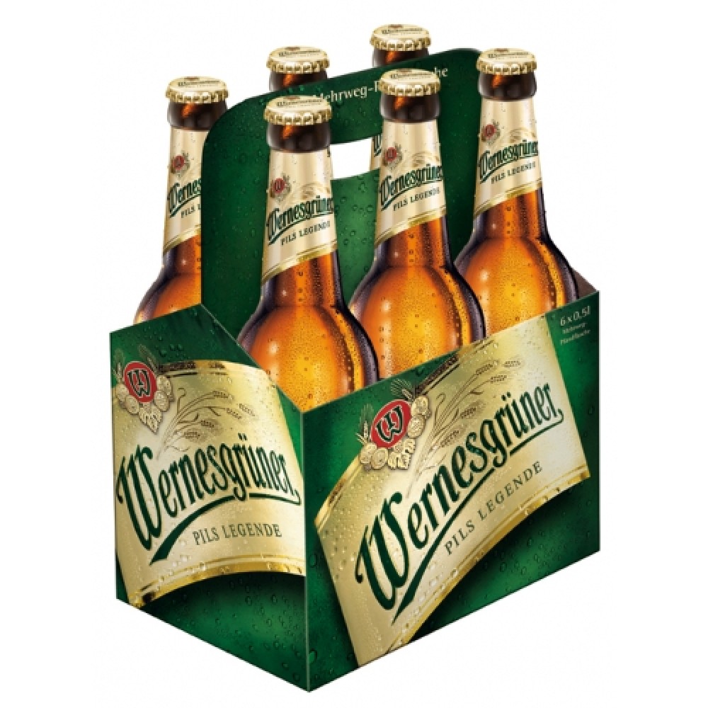 Wernesgrüner Pils 50 cl. - Cerveza Alemana Pilsener - Pilsner